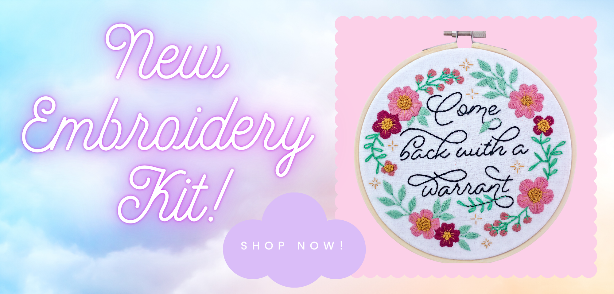 Pretty and Rude Embroidery Kits, stickers, and more! – Pretty Rude Things