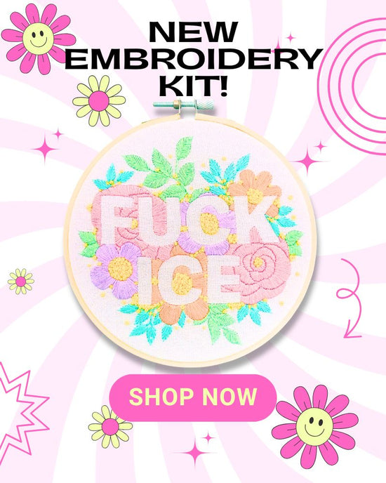 Pretty and Rude Embroidery Kits, stickers, and more! – Pretty Rude Things