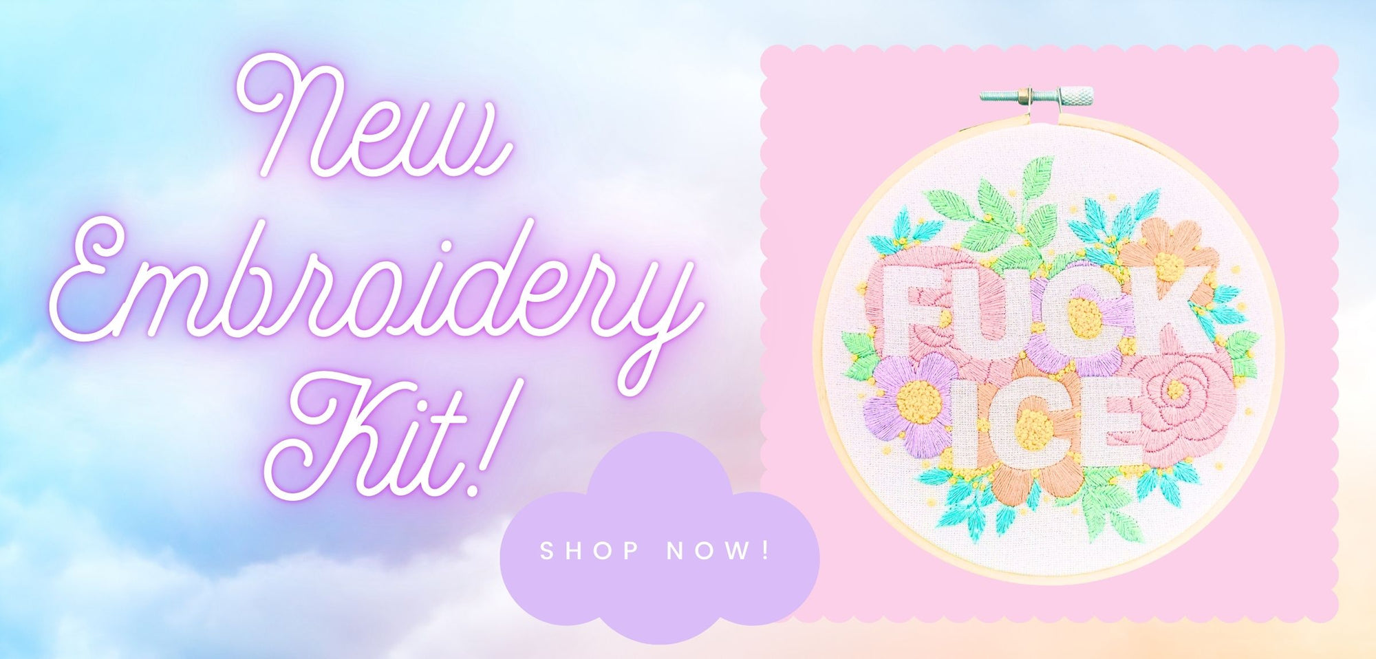 Pretty and Rude Embroidery Kits, stickers, and more! – Pretty Rude Things
